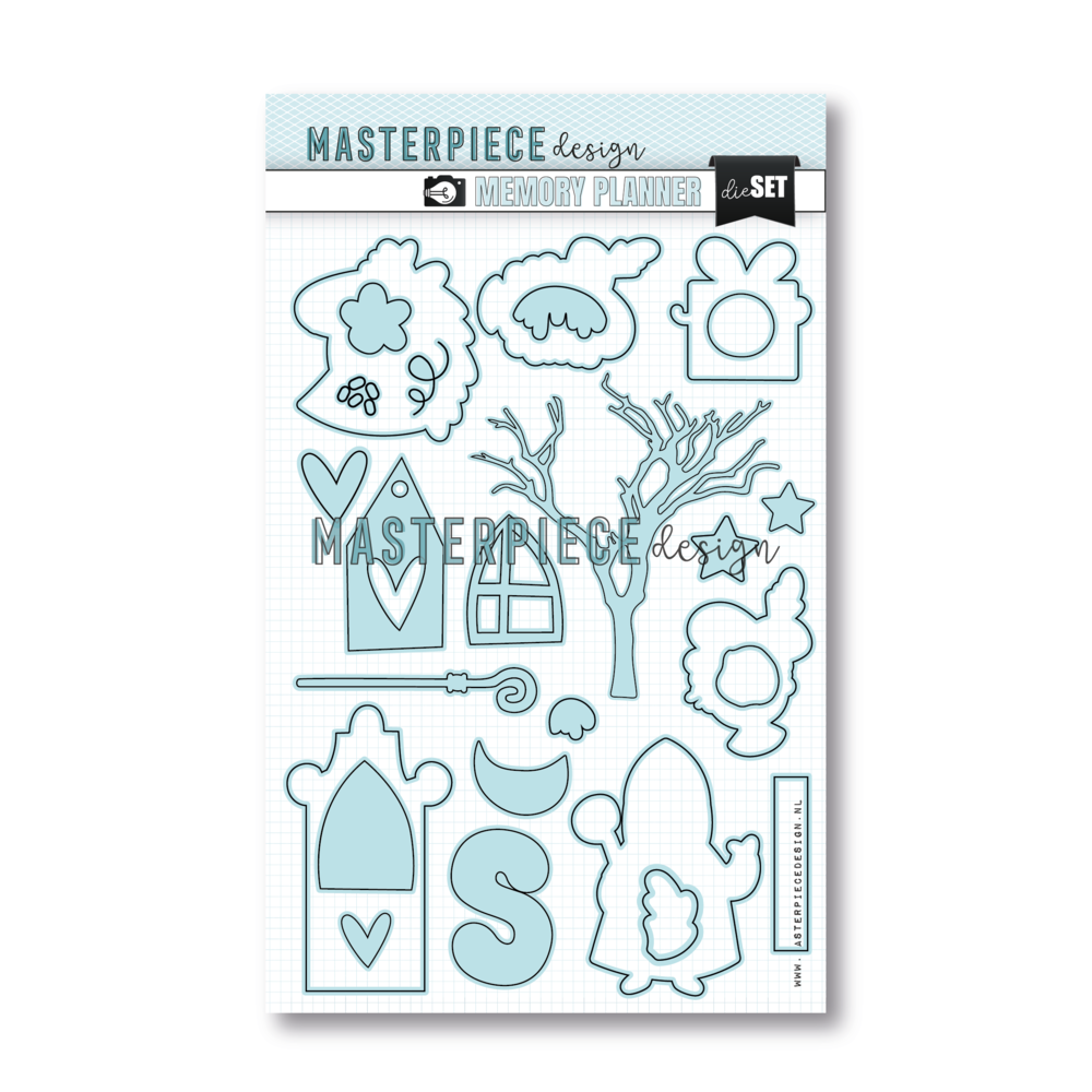 Memory Planner Die-Set 6x8 Inch Sint & Piet (MP202152) - Craftlines B.V.