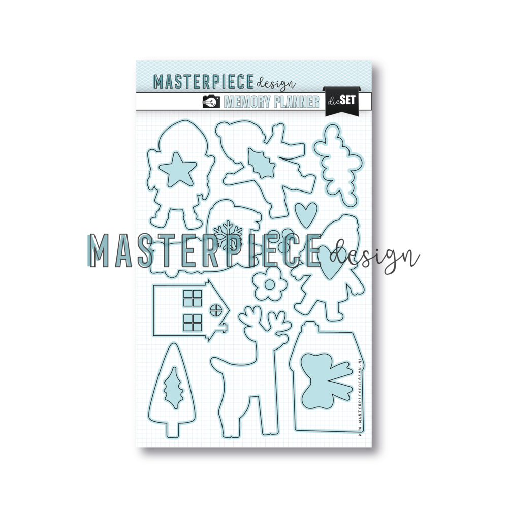 Memory Planner Die-Set 6x8 Inch Merry Memories (MP202185) - Craftlines B.V.