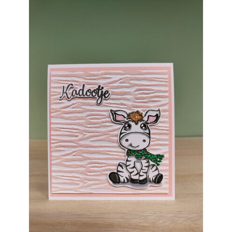 Mixed Media Stencil Zebra (MMS4K-056) - Craftlines B.V.
