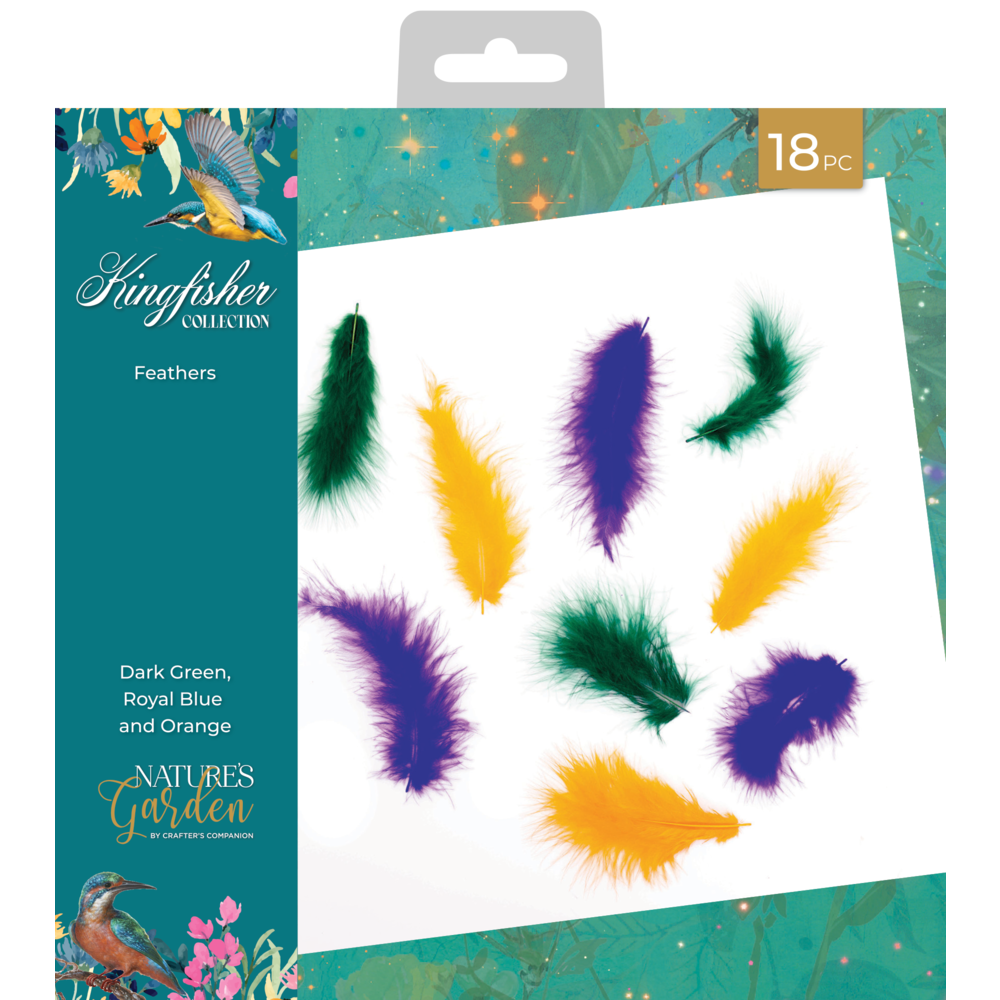 Kingfisher Collection Feathers (NG-KF-FEAT) - Craftlines B.V.