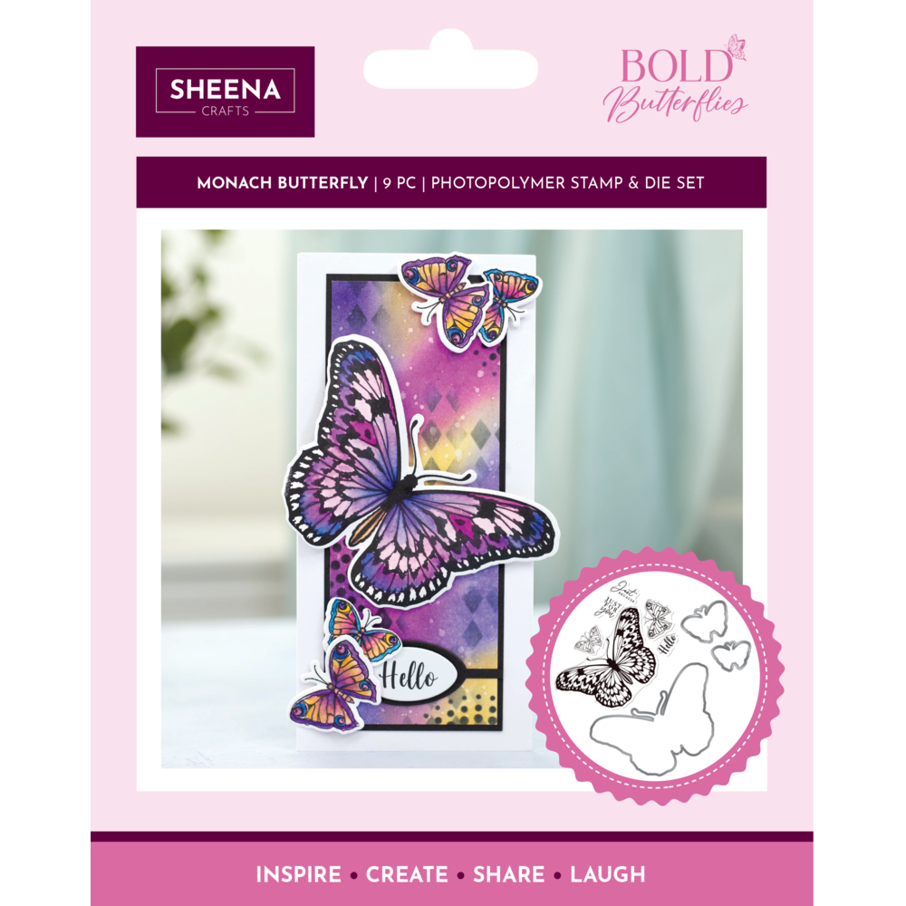 Bold Butterflies Stamp & Die Monarch Butterfly (SD-BB-STD-MON ...