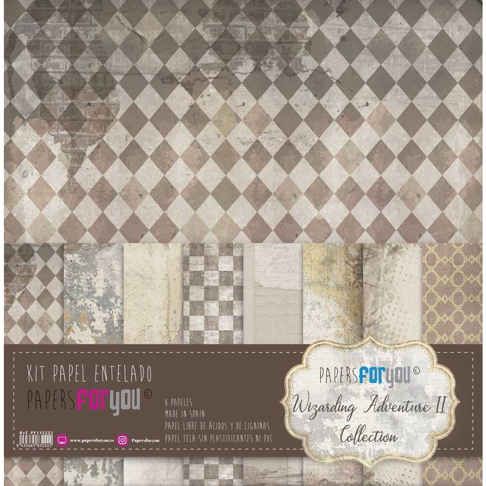 Wizarding Adventure II Canvas Scrap Pack (8pcs) (PFY-13222 ...