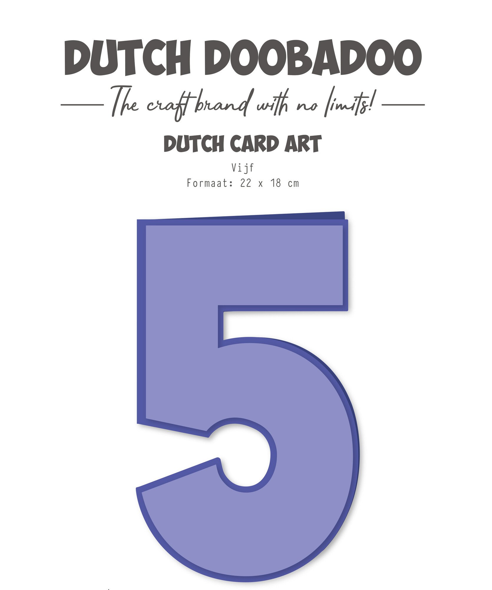 Dutch Card Art A4 Five (Folded A5) (470.784.286) - Craftlines B.V.