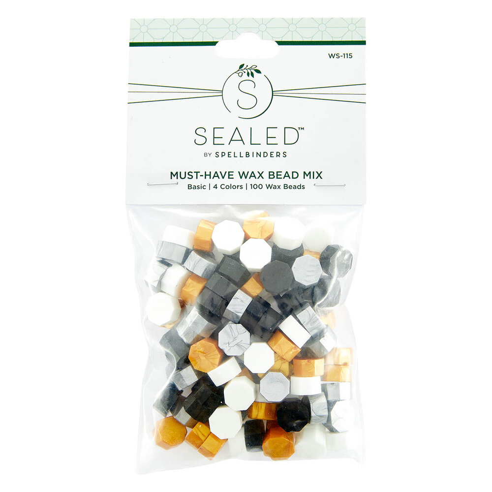 Must-Have Wax Bead Mix Basic (100pcs) (WS-115) - Craftlines B.V.