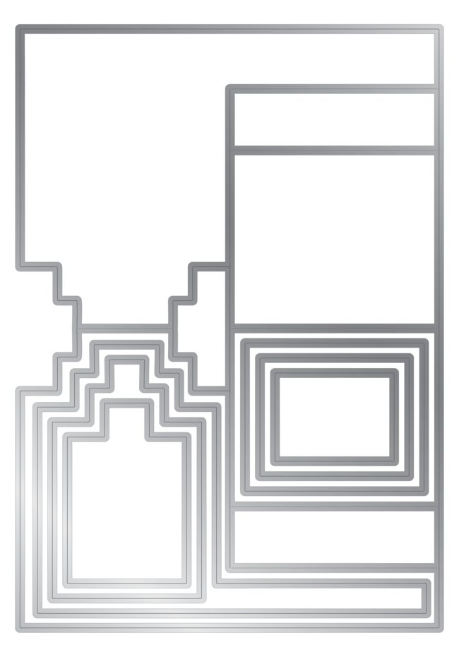 Stepper Card Metal Dies Opulent Side Stepper Card (GEM-MD-CAD-OSSC ...