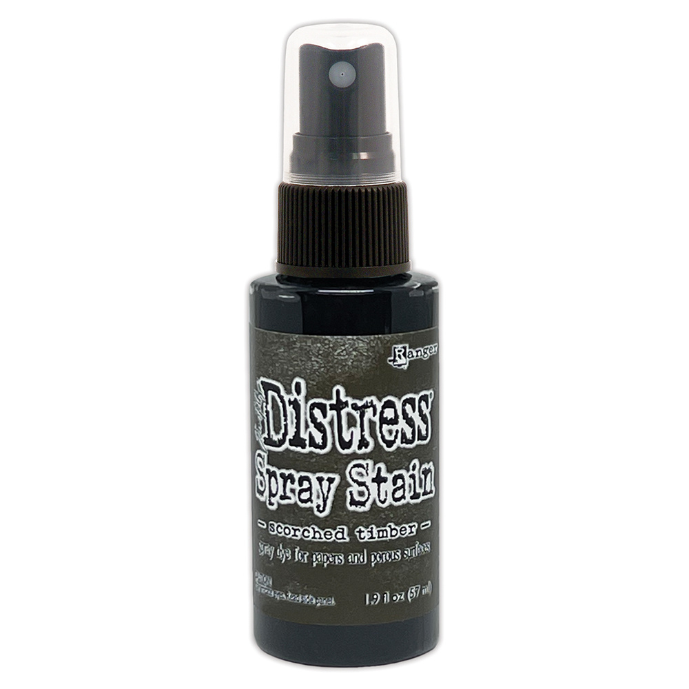Tim Holtz Distress Spray Stain Scorched Timber 1.9 fl oz (TSS83498 ...
