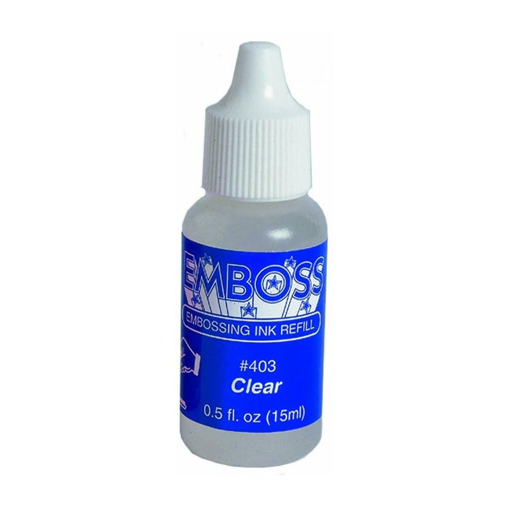 Emboss Ink Refill Clear 15ml (SEMR-C) - Craftlines B.V.
