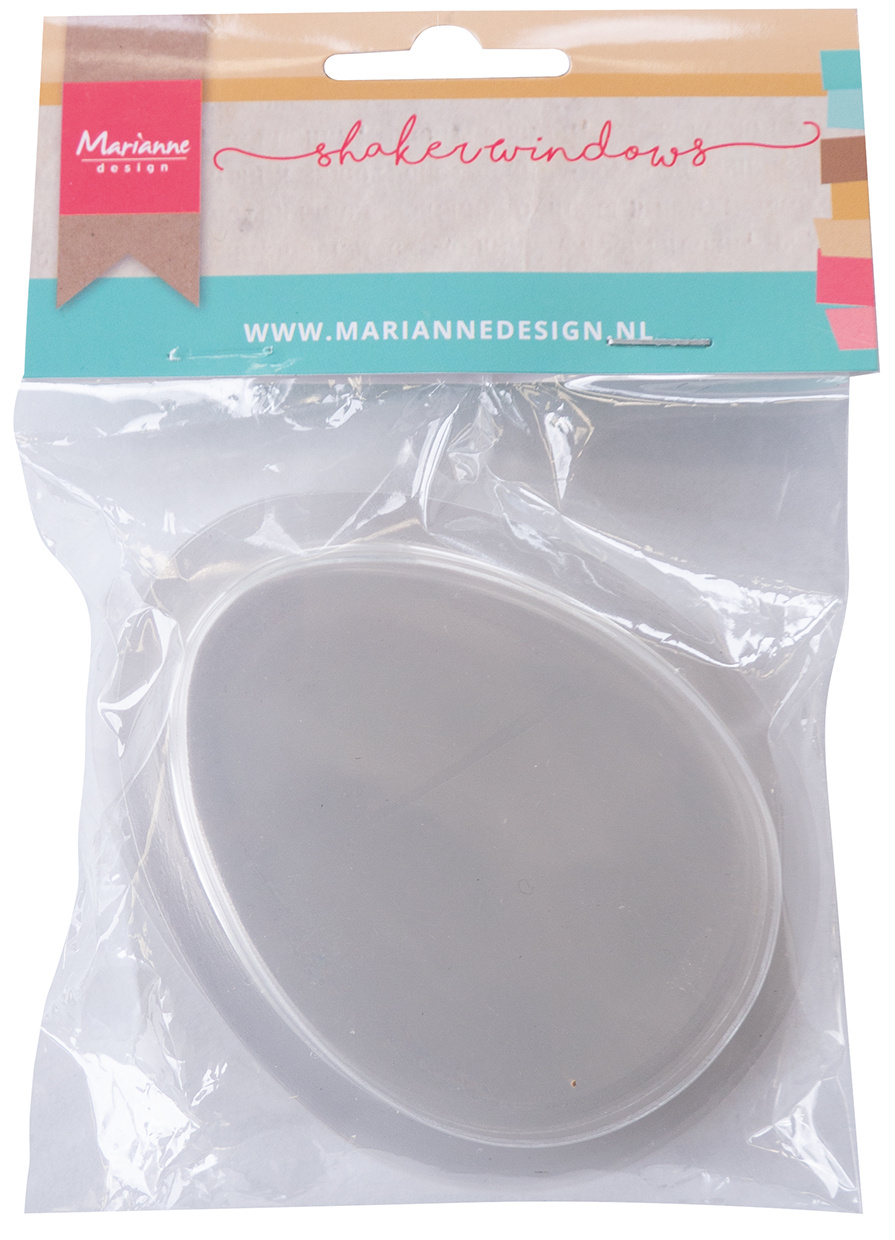Shaker Windows Egg (10ps) (LR0056) - Craftlines B.V.