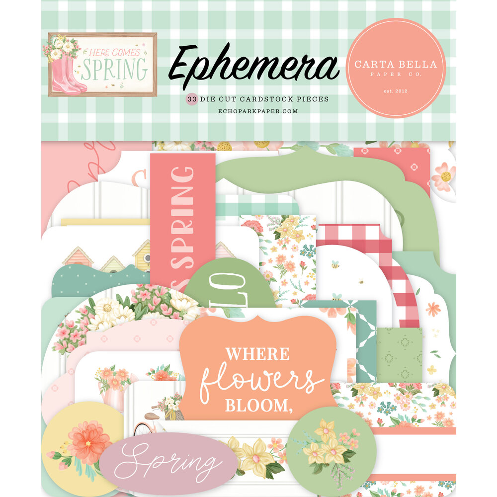 Here Comes Spring Ephemera (CBHCS352024) - Craftlines B.V.