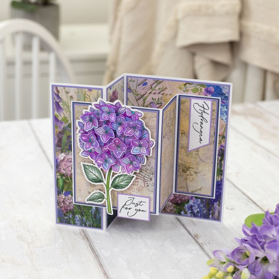Hydrangea Stamp & Dies Statement Hydrangea (NG-HY-STD-STH) - Craftlines ...