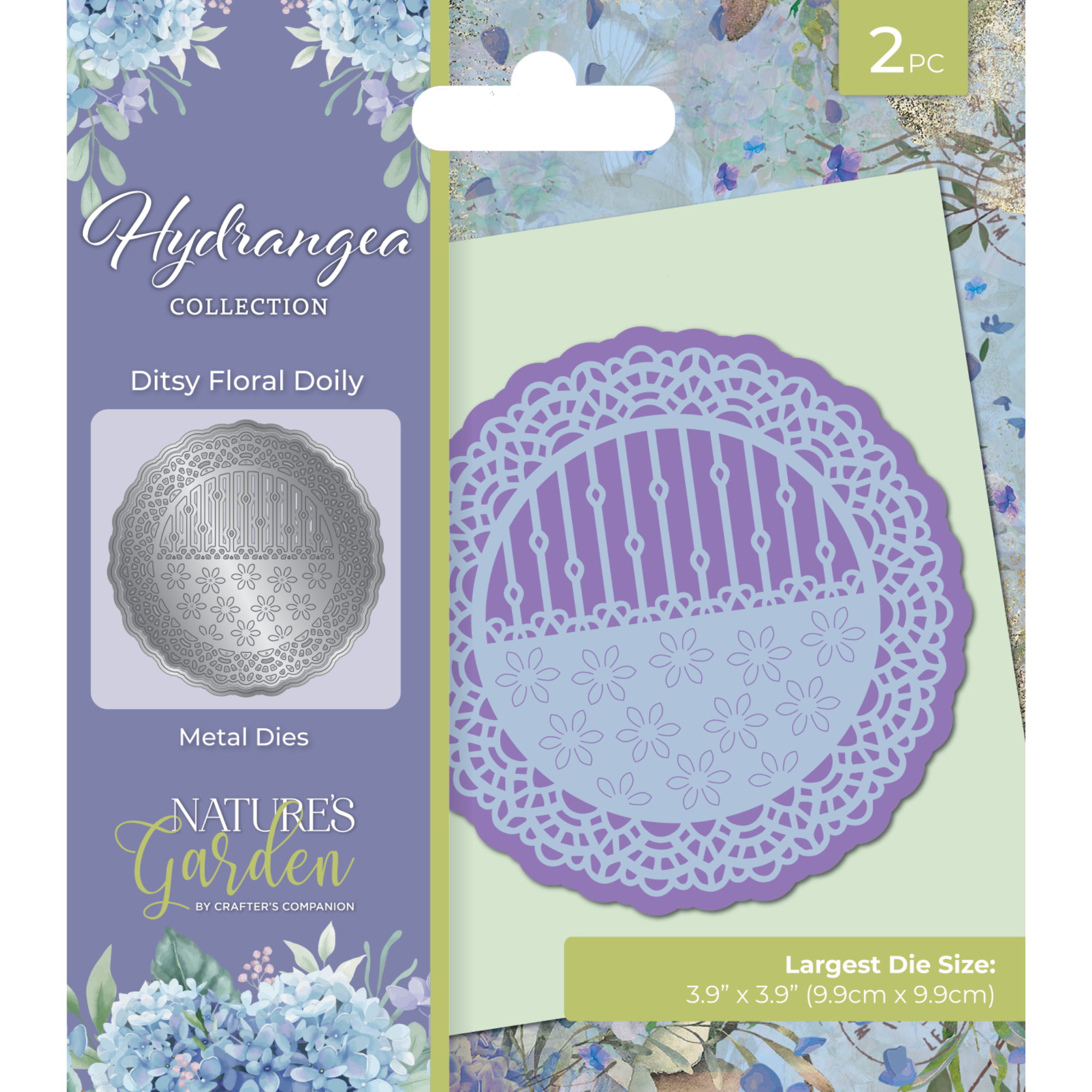 Hydrangea Metal Dies Ditsy Floral Doily (NG-HY-MD-DFD) - Craftlines B.V.