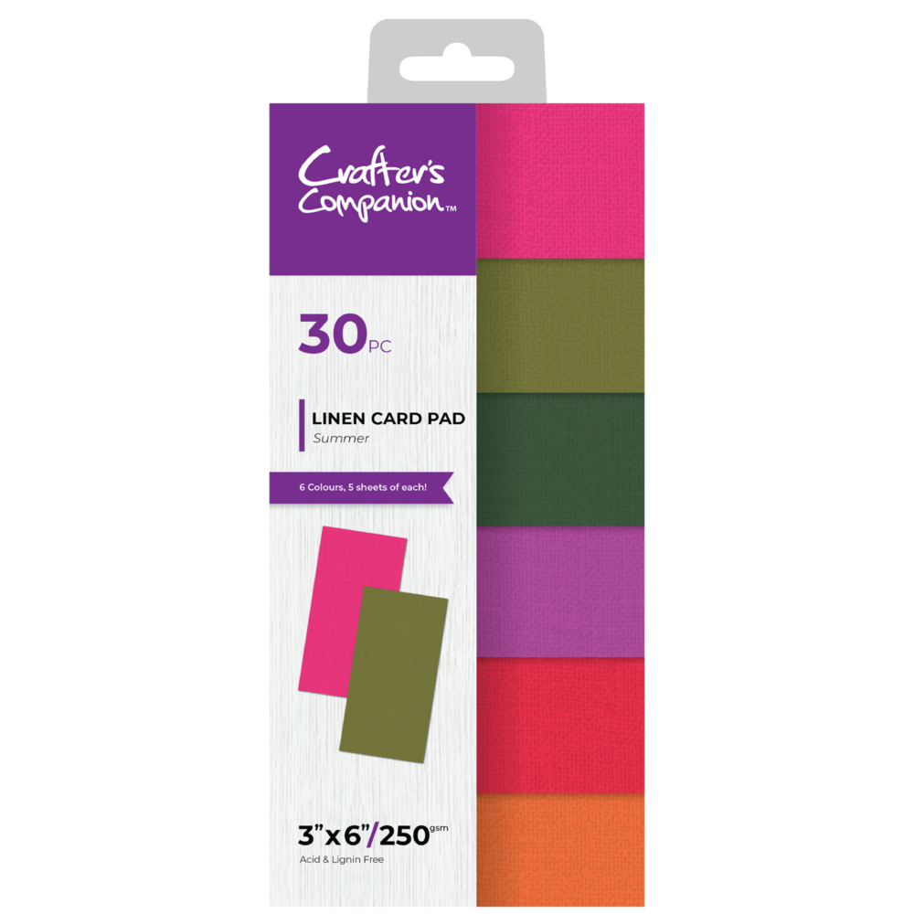 Floral Creations 3x6 Inch Linen Card Pad - Summer (CC-LPAD3X6-SUM ...