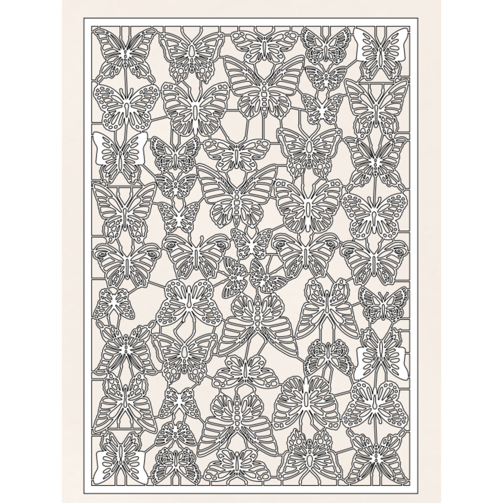 Beautiful Butterfly A4 Paper Butterflies (472.700.020) - Craftlines B.V.