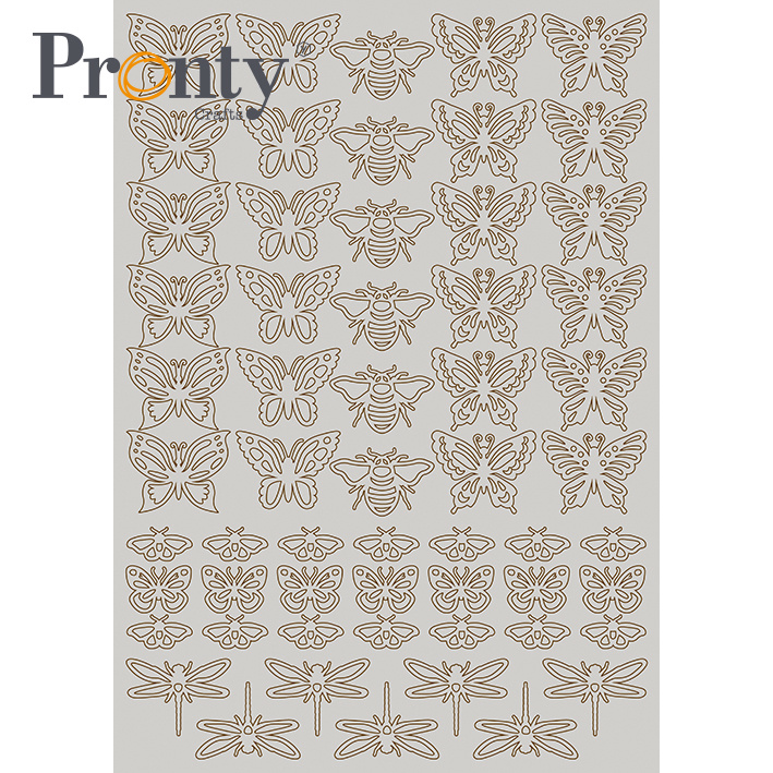 Beautiful Butterfly A4 Grey Chipboard Butterflies (492.001.056 ...