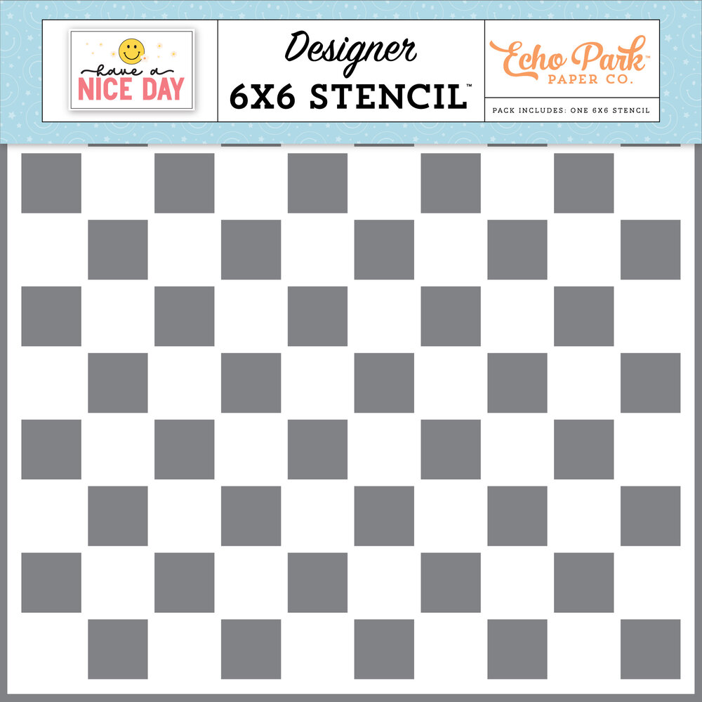 Checkerboard Stencil (HND361036) - Craftlines B.V.