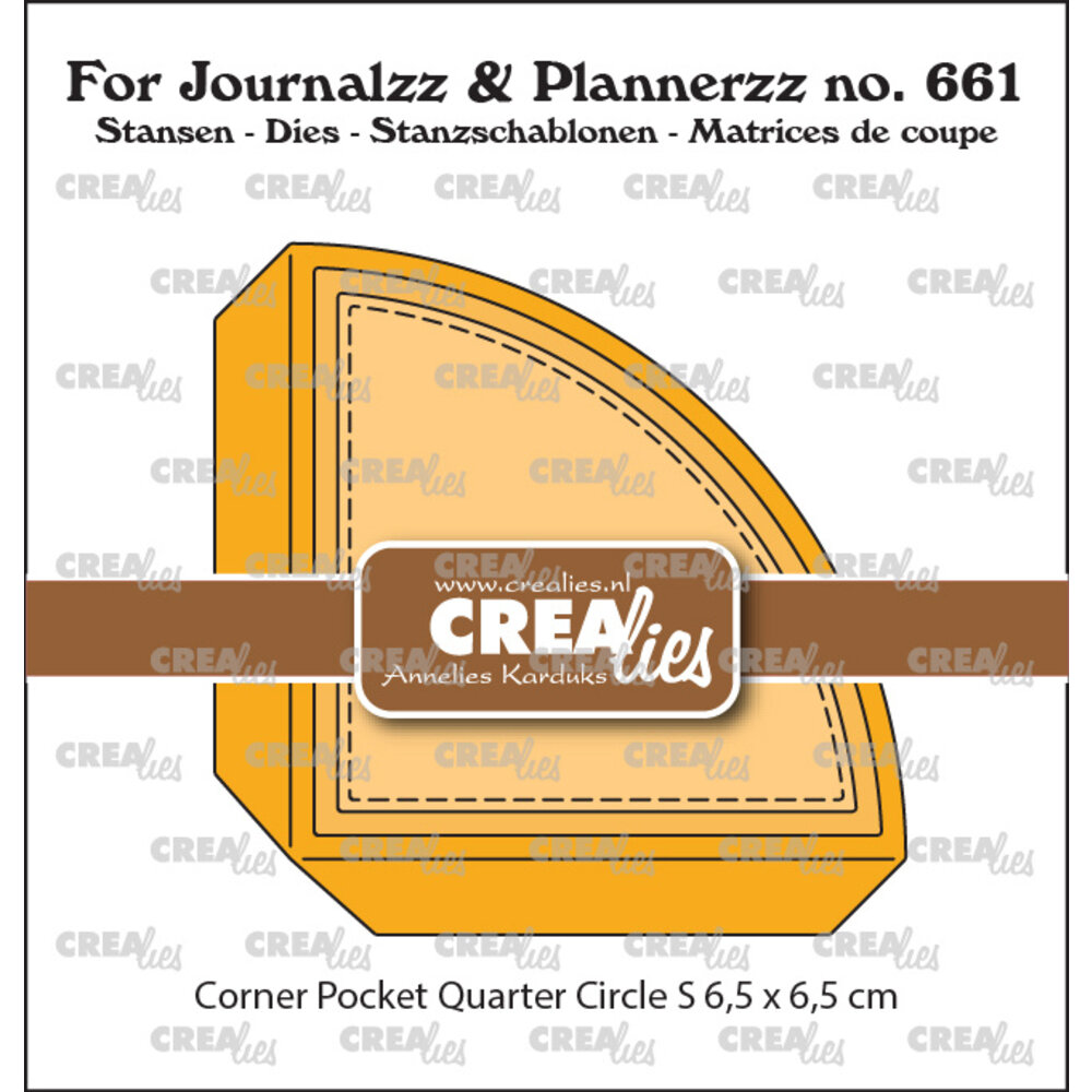 For Journalzz & Plannerzz Dies Corner Pocket Quarter Circle Small 6,5 ...