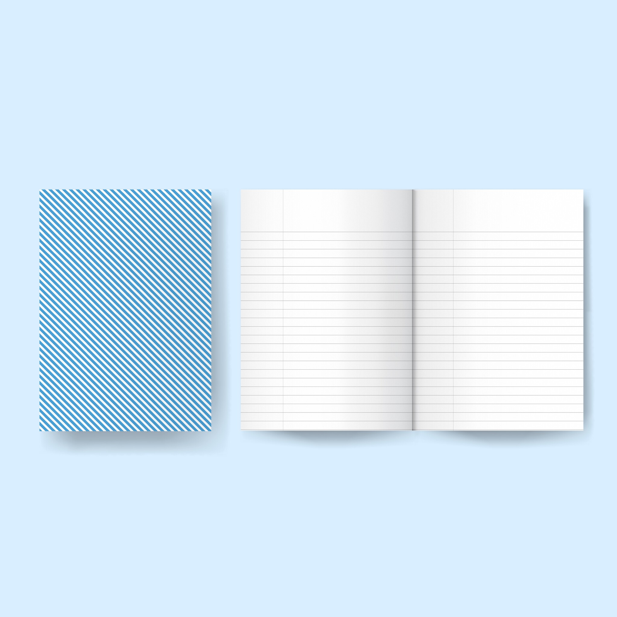 Little Project Notebook - A5 Lined Pages - Blue (MP202216) - Craftlines ...