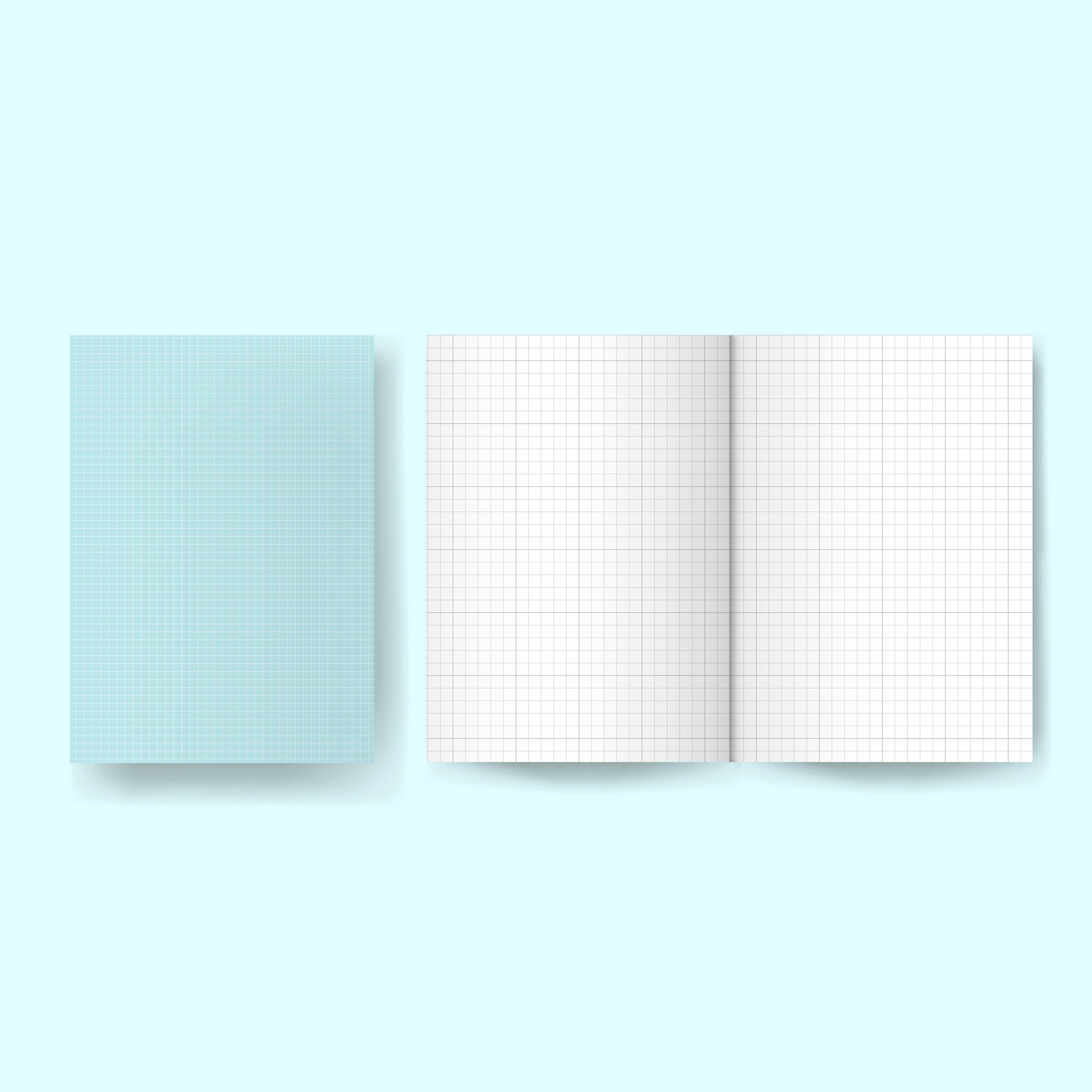 Little Project Notebook - A5 Graph Pages - Blue (MP202218) - Craftlines ...