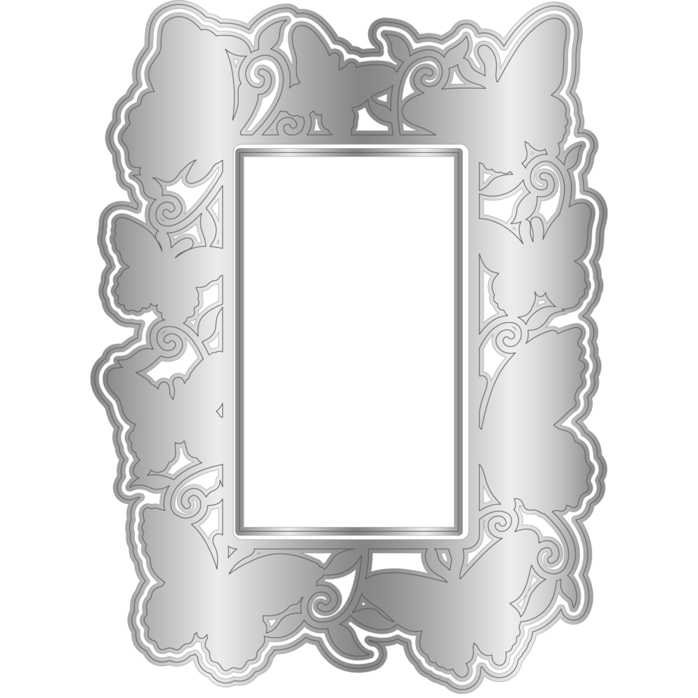 Embossed Frames 3D Embossing Folder, Die & Stamp Happy Butterflies (GEM ...