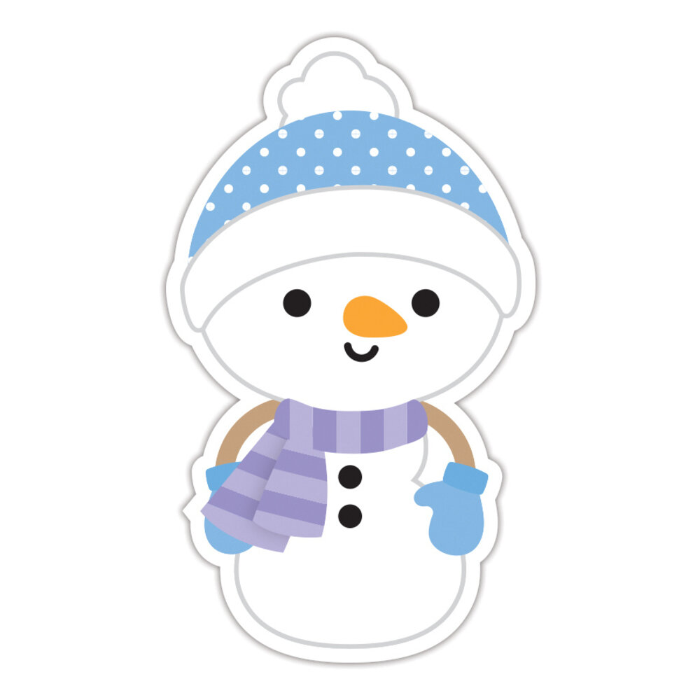 Snowman Sticker Doodle (8421) - Craftlines B.V.