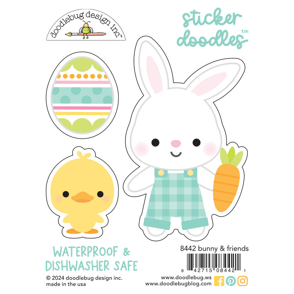 Bunny & Friends Sticker Doodle (8442) - Craftlines B.V.