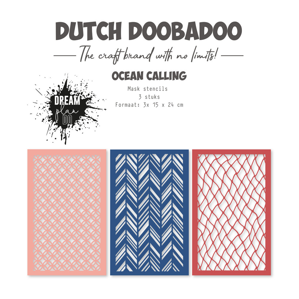 Dream Plan Do Ocean Calling Mask Stencils (3pc) (470.784.295 ...