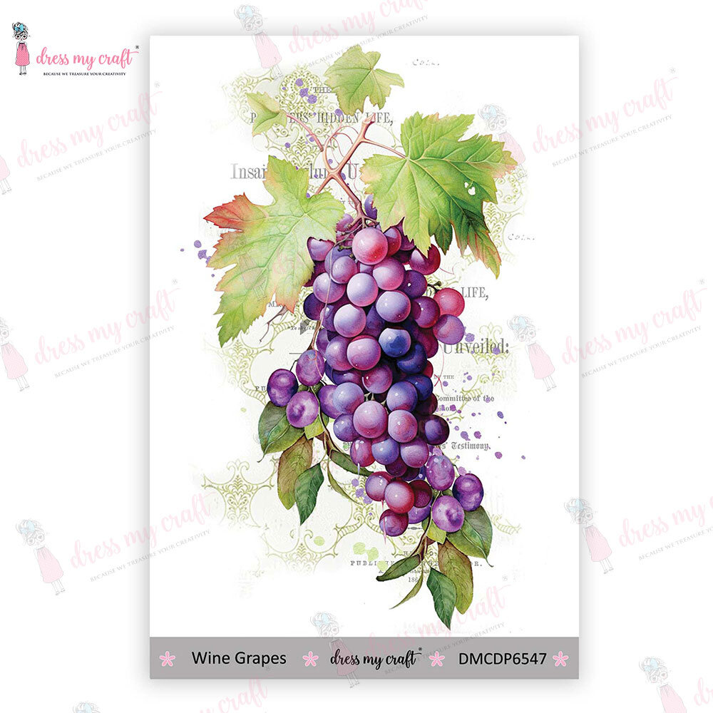 Transfer Me Mini Wine Grapes (DMCDP6547) - Craftlines B.V.