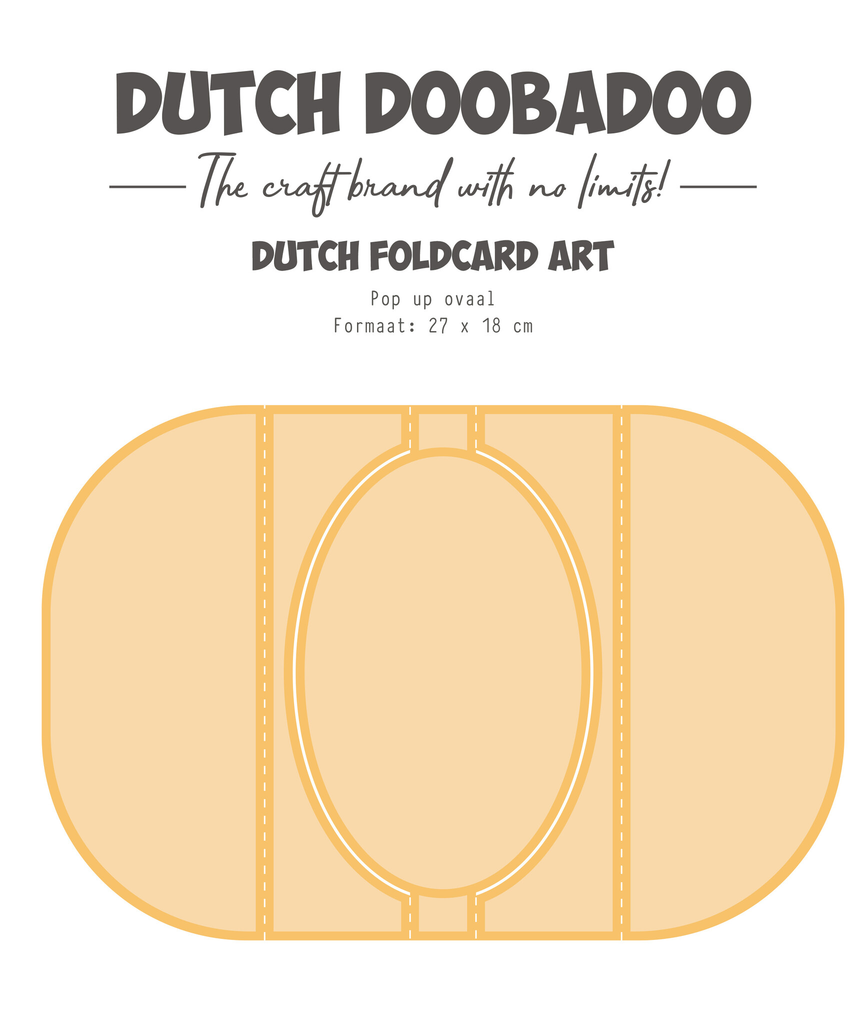 Dutch Card Art A4 Pop-Up Oval (470.784.300) - Craftlines B.V.