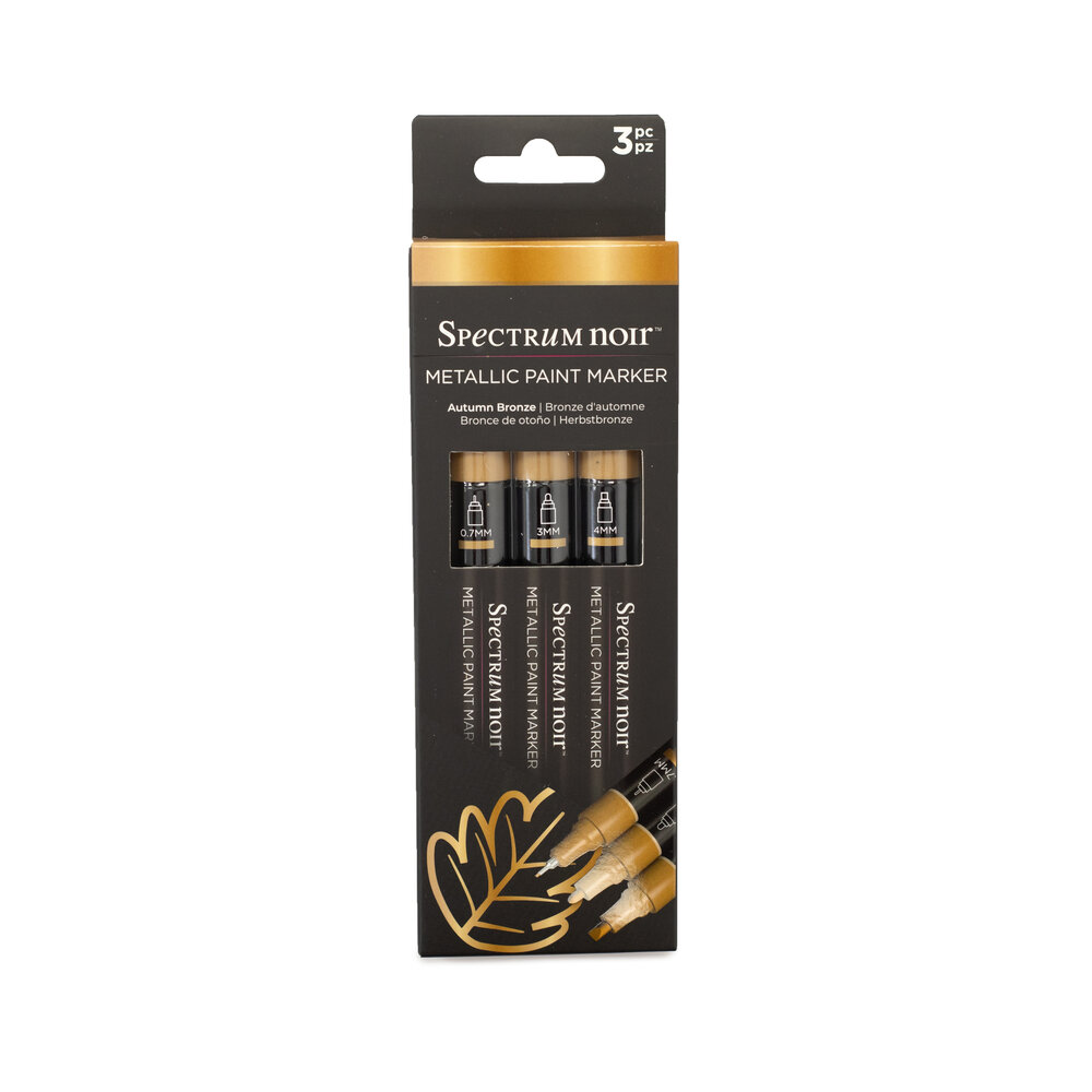 Metallic Paint Marker Autumn Bronze (3pcs) (MTPM-AUT3) - Craftlines B.V.