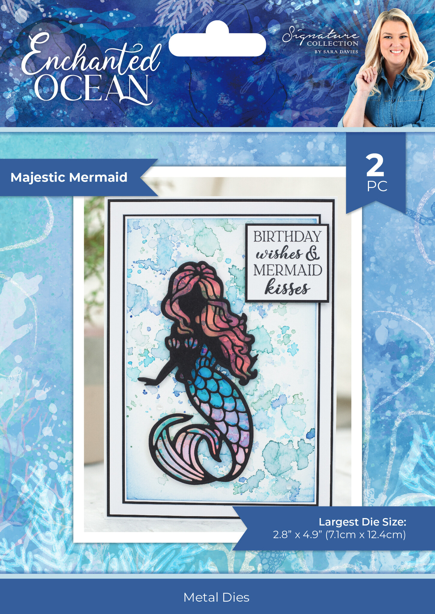 Enchanted Ocean Metal Die Majestic Mermaid (S-EO-MD-MAME) - Craftlines B.V.