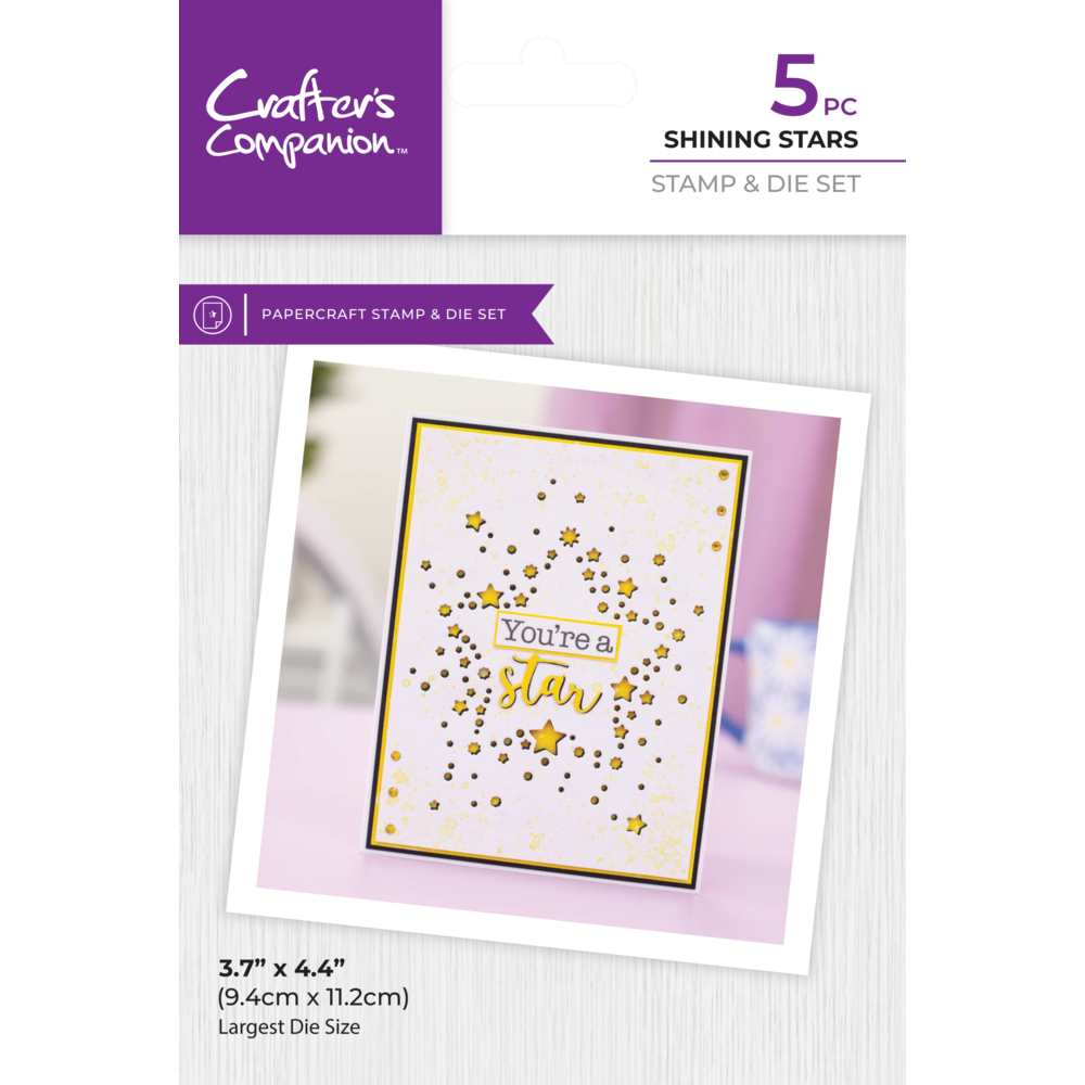 Confetti Cut In Dies Stamp & Die Shining Star (CC-STD-SHST ...