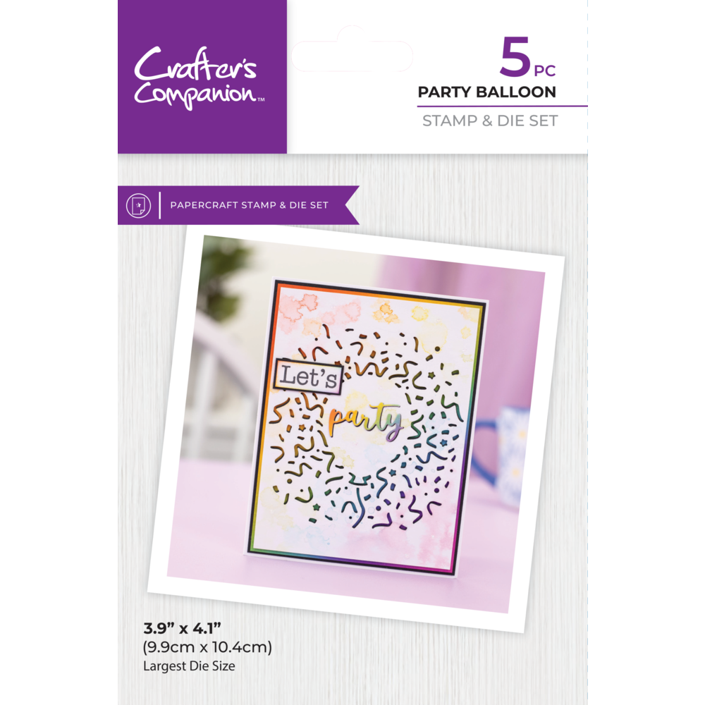 Confetti Cut In Dies Stamp & Die Party Balloon (CC-STD-PABA ...