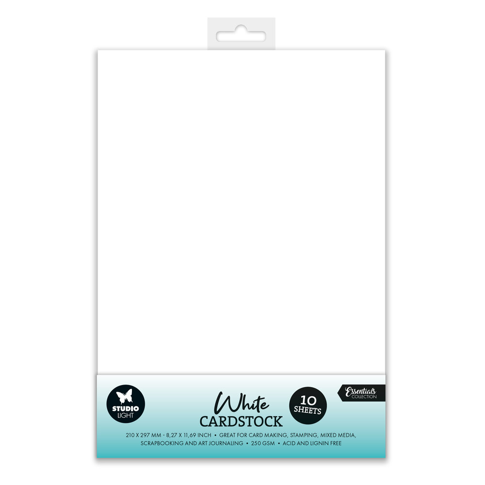 Cardstock A4 250 GSM White (10pcs) (SL-CO-PS39) - Craftlines B.V.