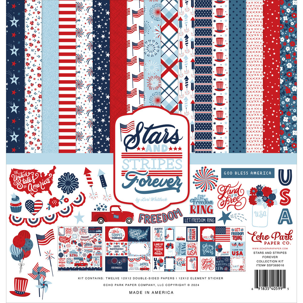 Stars And Stripes Forever 12x12 Inch Collection Kit (SSF369016 ...