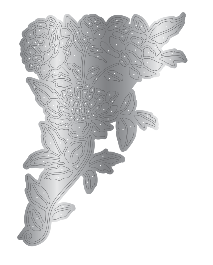 Corner Edge'able Dies Delightful Peony (CC-MD-EDG-DEPEO) - Craftlines B.V.