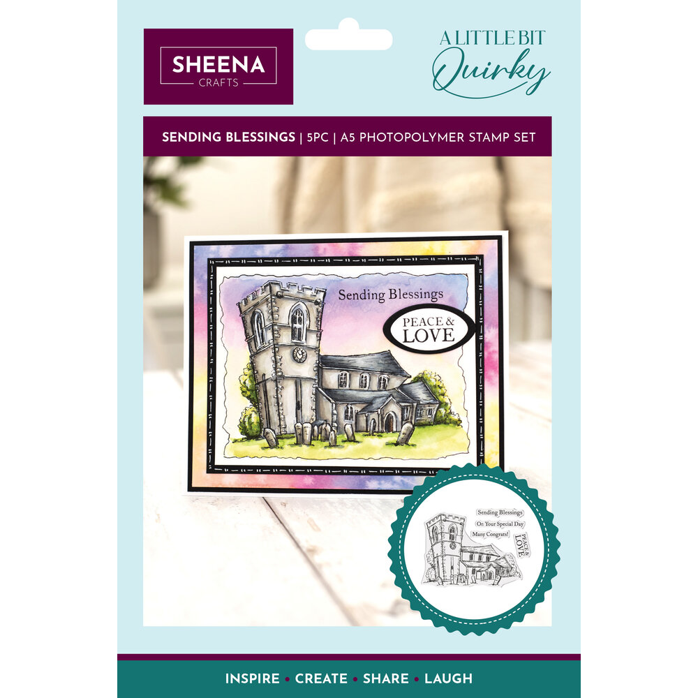 Sheena Douglass Stamp Sending Blessings (SD-STP-SEBL) - Craftlines B.V.
