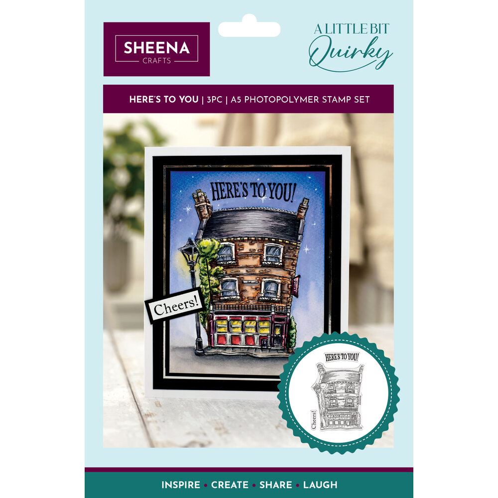 Sheena Douglass Stamp Here's to You! (SD-STP-HTY) - Craftlines B.V.