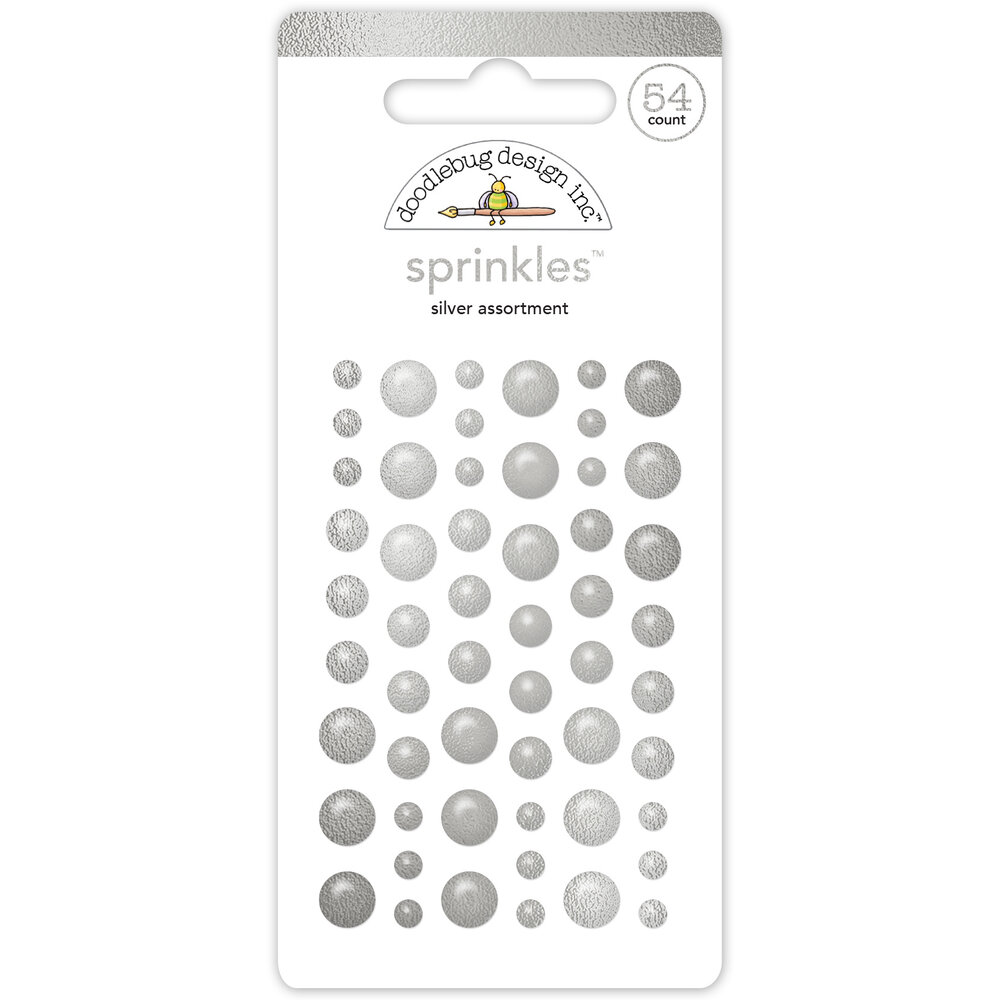 Silver Assortment Sprinkles (8214) - Craftlines B.V.