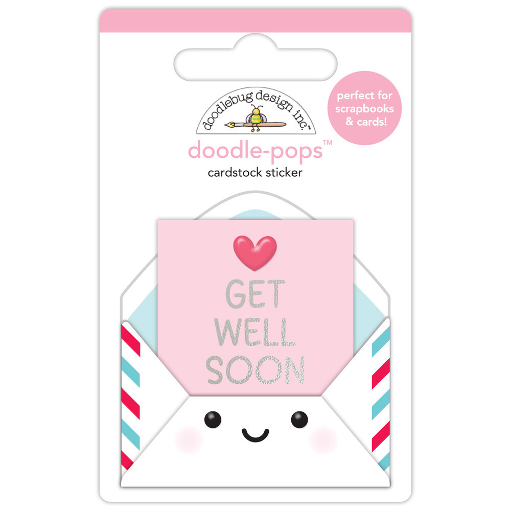Get Well Soon Doodle-pops (8012) - Craftlines B.V.