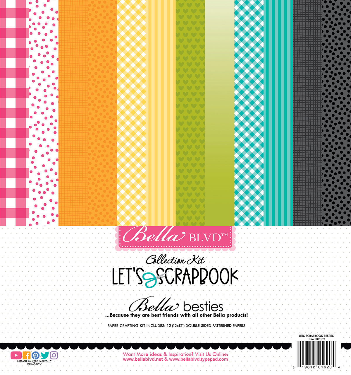 Let's Scrapbook! Bella Besties Kit (BB2872) - Craftlines B.V.