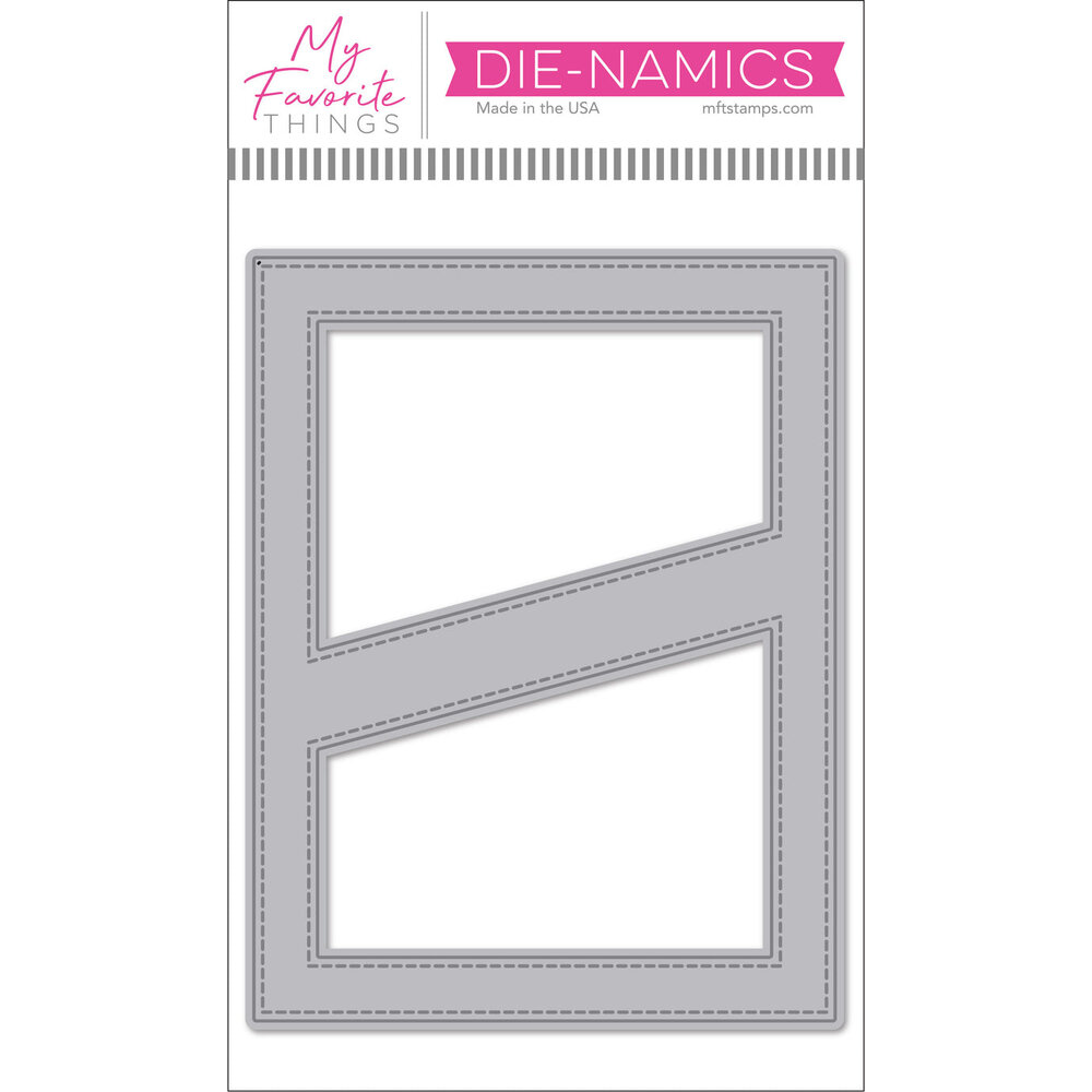 Stitched Diagonal Center Strip Cover-Up Die-namics (MFT-2749 ...