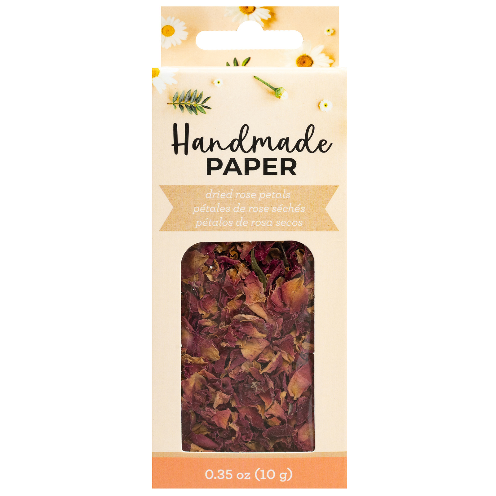 Handmade Paper Mix-In Rose Petals 0.35oz (34017573) - Craftlines B.V.
