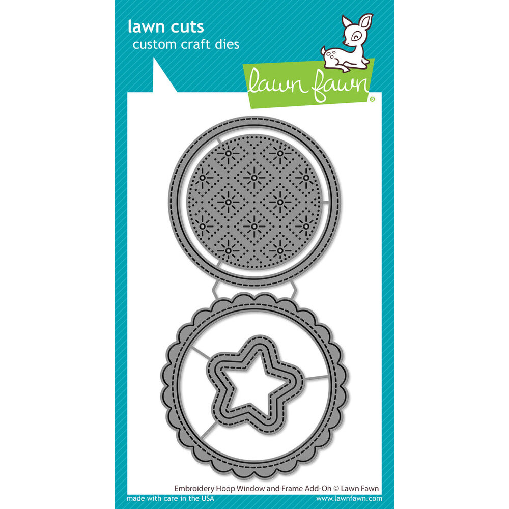 Embroidery Hoop Window And Frame Add-on Lawn Cuts Dies (LF3443 ...