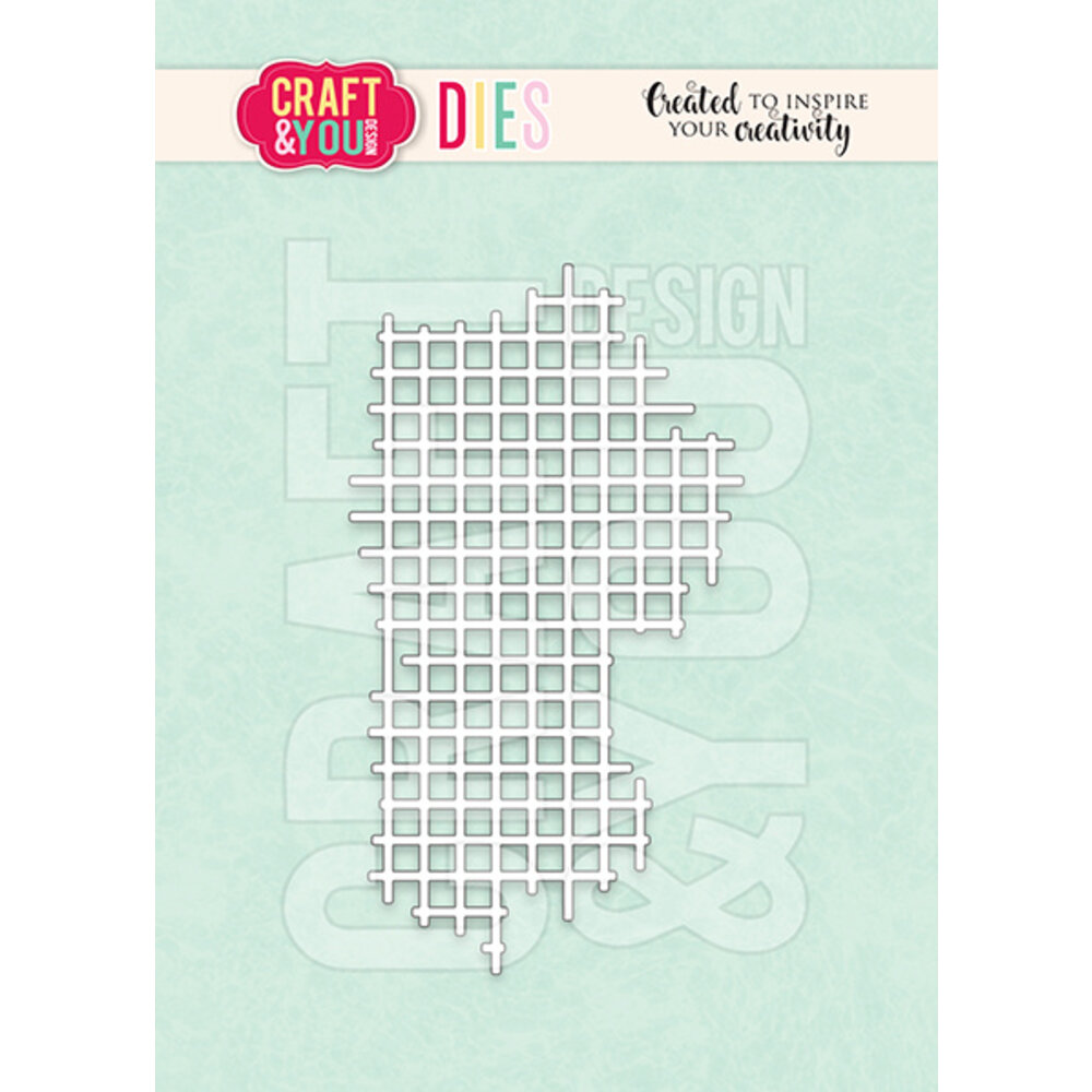 Checkered Backround Dies (CW289) - Craftlines B.V.