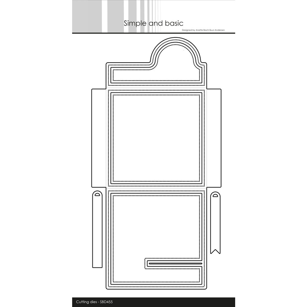 Envelope w/Snap Closure Dies (SBD455) - Craftlines B.V.