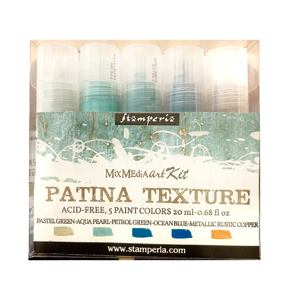 Patina Texture Paints 5x20ml (KE55) - Craftlines B.V.