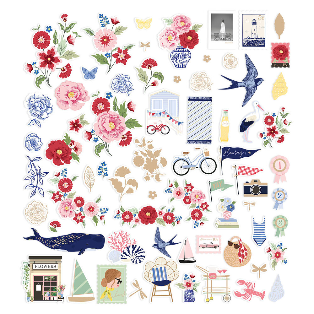 Bayfair Cardstock Die-cut Ephemera (168478) - Craftlines B.V.