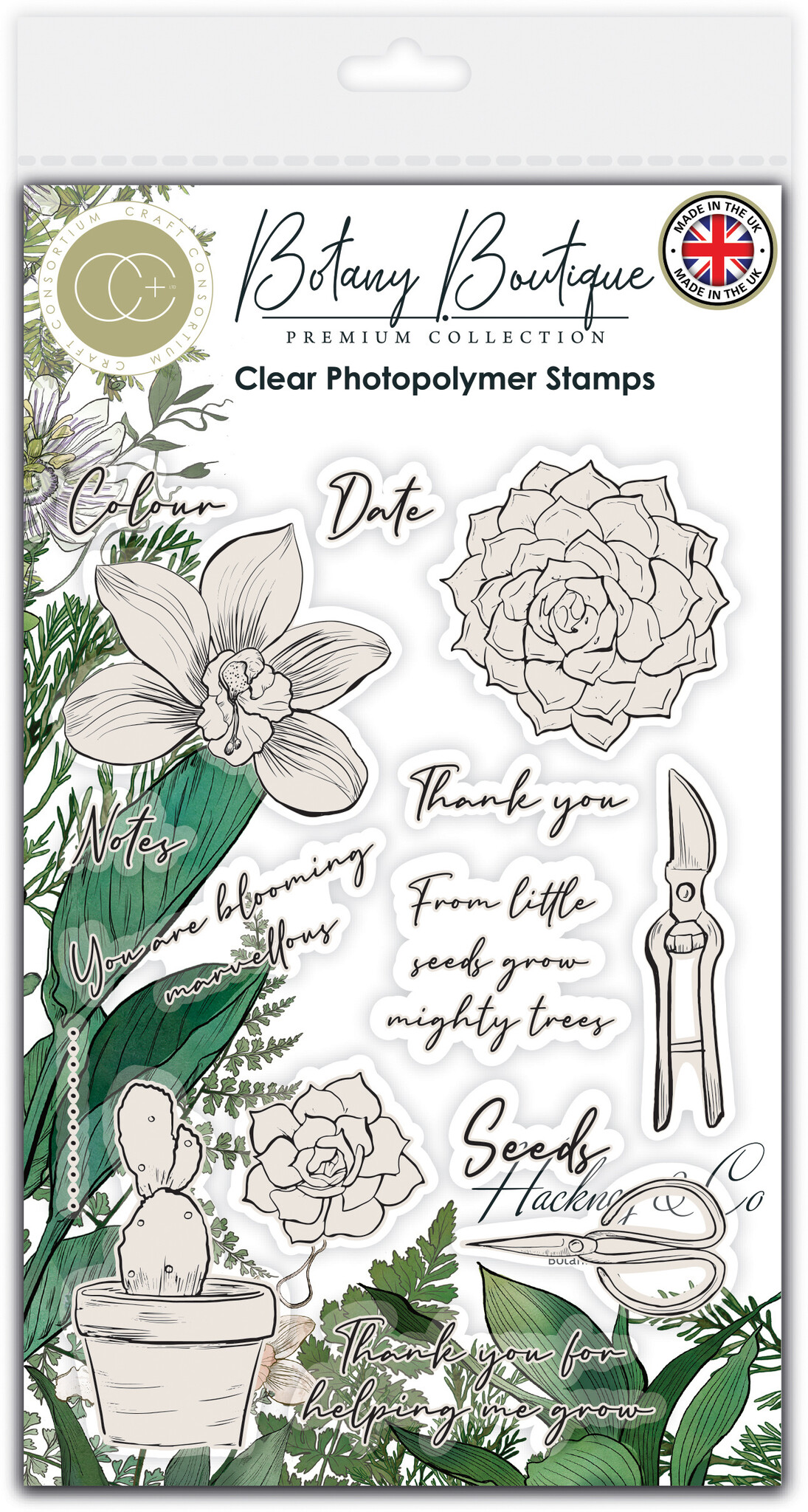 Botany Boutique Clear Stamps Orchid (CCSTMP093) - Craftlines B.V.