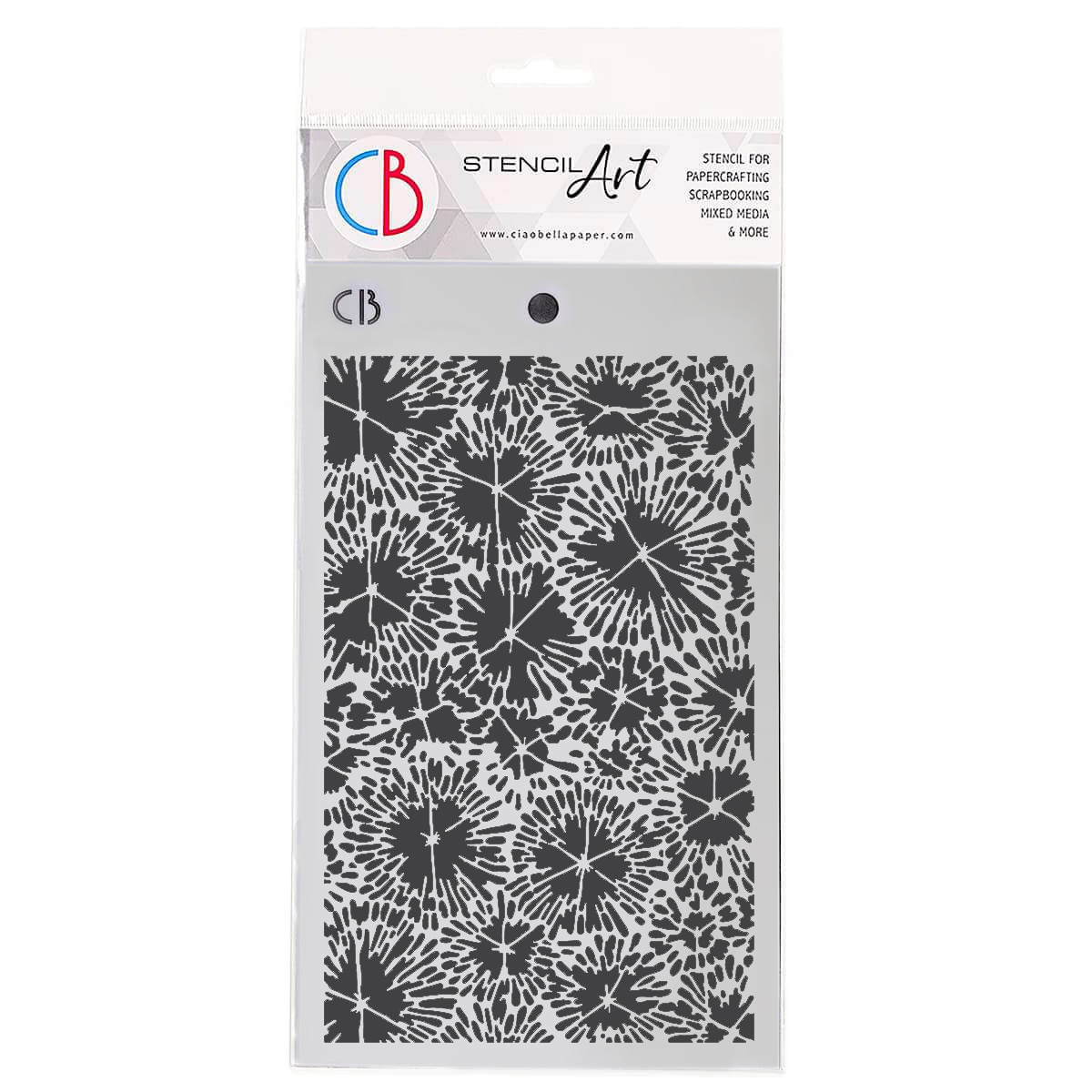 Coral Reef 5x8 Inch Texture Stencil Fossils (MS137) - Craftlines B.V.