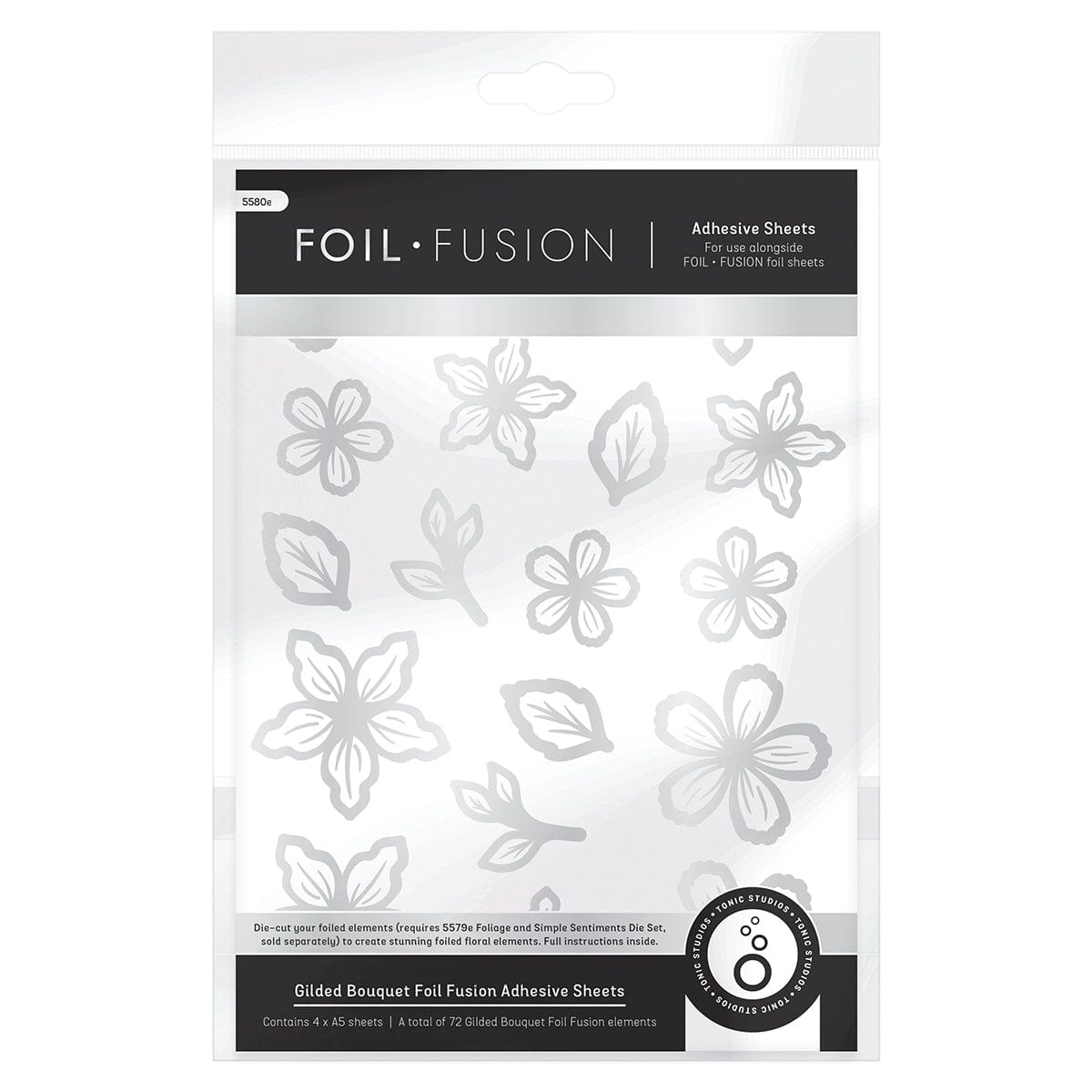 Foil Fusion Gilded Bouquet Adhesive Sheets Flowers (5580E) - Craftlines ...